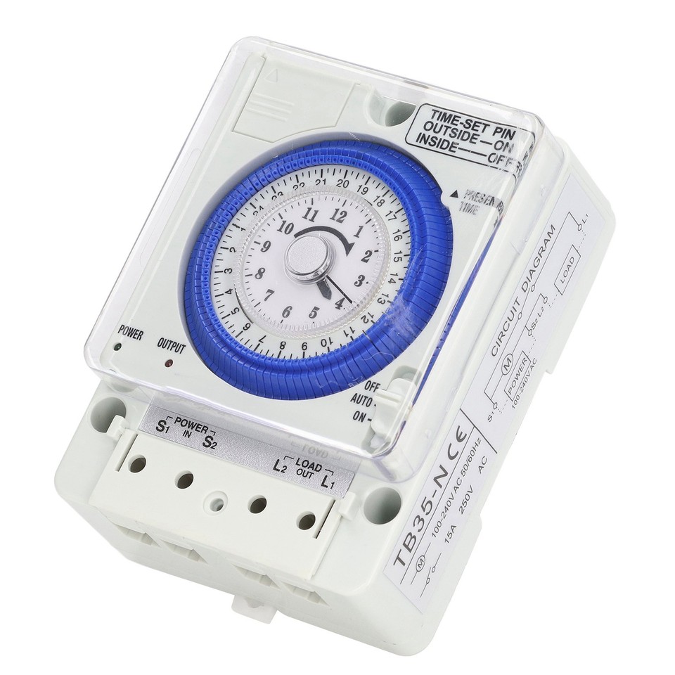 Time Switch Mechanical Timer 24 Hours Controller Accessory For Light ...