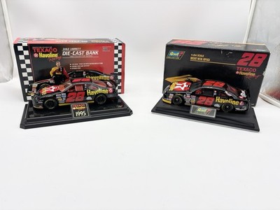 1995 Dale Jarrett Bank & 1996 Ernie Irvan Texaco Havoline 1:24 Scale ...