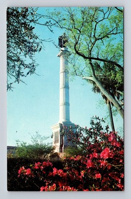 Charleston SC-South Carolina, Calhoun Monument, Marion Square, Vintage ...