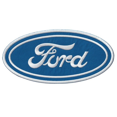 Ford Blue Color Car Truck Logo Size 11.5"x3.4" Sew Embroidered Iron On ...