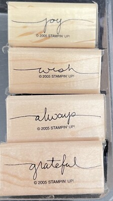 Stampin Up ~ SMALL SCRIPT | eBay