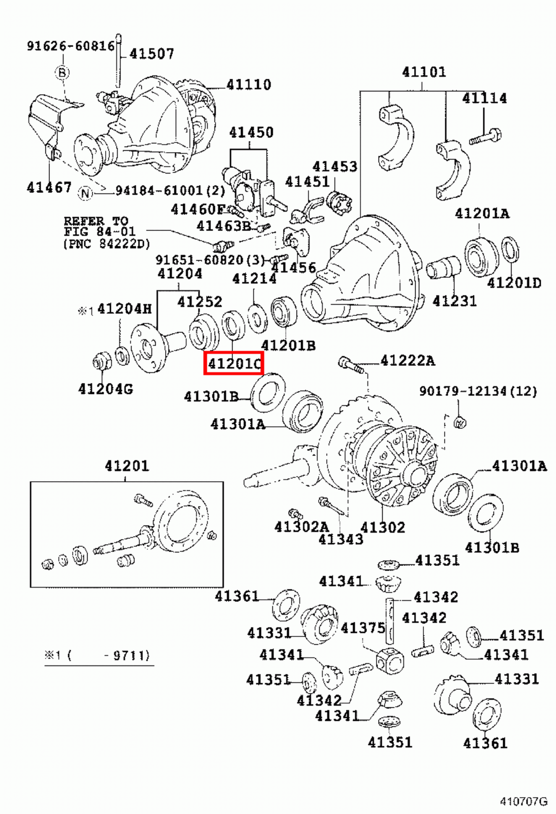 Genuine Regius Ace TRH229 TRH228 TRH226 TRH219 Diff Pinion Shaft Oil ...