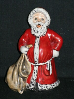 Vintage Goebel Santa Claus Figurine Sack W. Germany 1975 Missing Broom ...