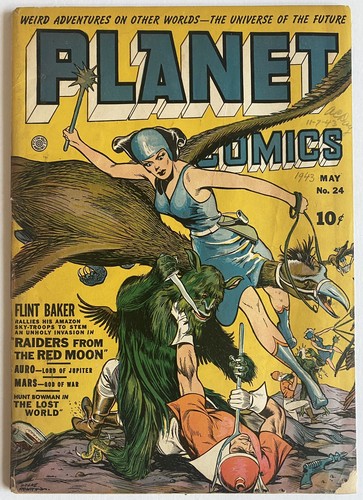 Planet Comic 24 Mars God of War! Gale Allen! Lost World! A+ GGA! Gerber ...