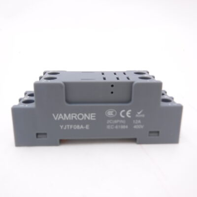 Vamrone 12A Relay Socket 8 Position Din Rail YJTF08A-E | eBay