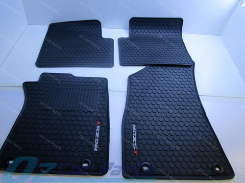 GENUINE NEW RUBBER FLOOR MAT 4 PIECE FOR MG ZST 2019-ON FULL SET BLACK ...