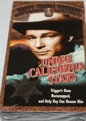 Under California Stars Happy Trail Theatre (New Sealed VHS, 1948) Roy ...