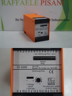IFM VS0200 STRÖMUNGSWÄCHTER 24V DC BESTELL Nr. SR0100 | eBay.de