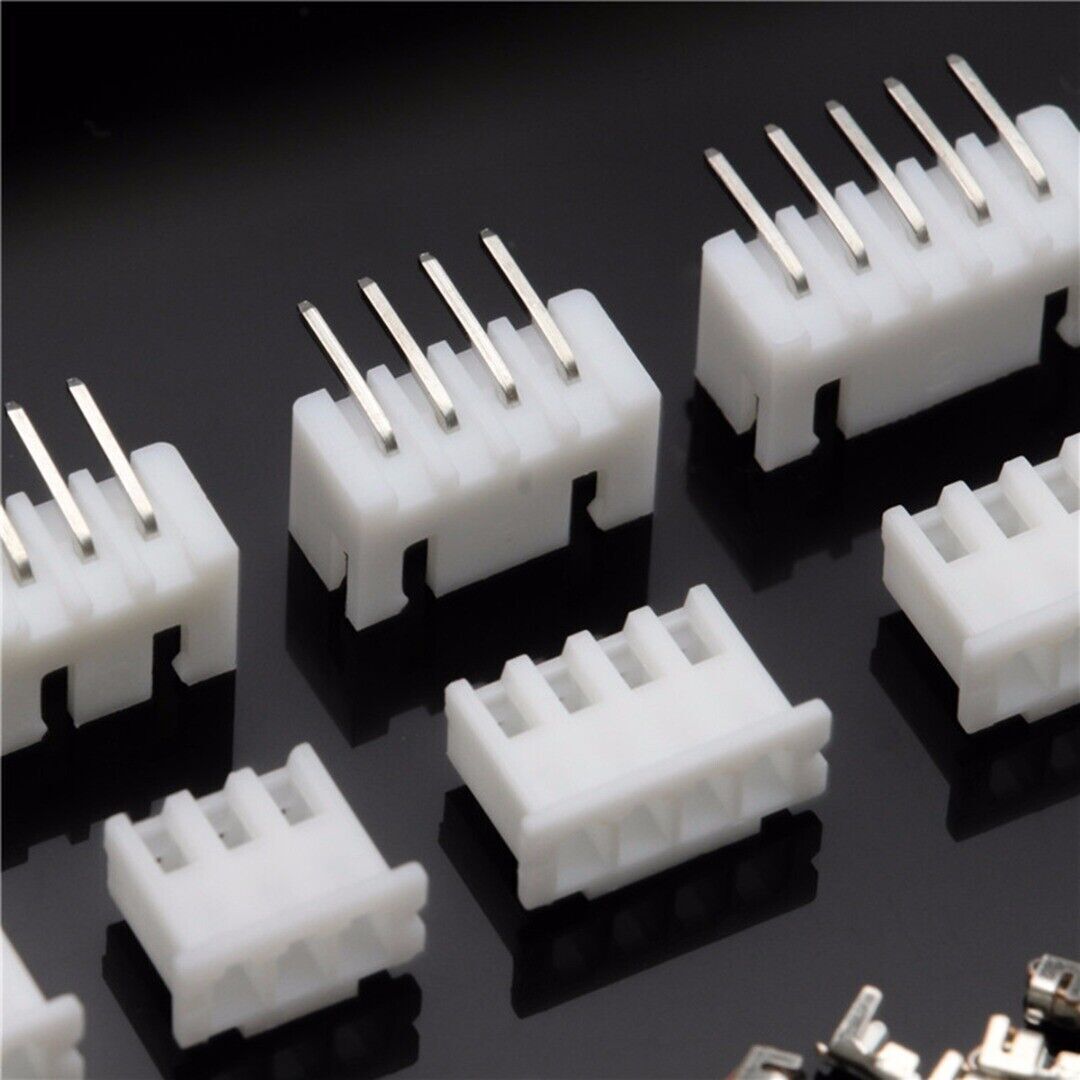 150pcs 2/3/4/5Pin JST-XH 2.54mm Wire Female Housing Connectors Bare ...