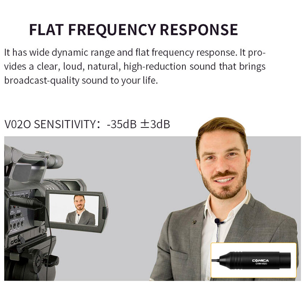 COMICA CVM-V02O Omnidirectional Microphone Condenser Mic XLR Y4L8 ...