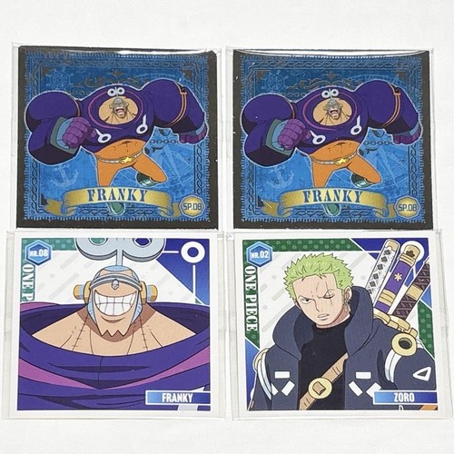 One Piece Sticker Egghead Edition Zoro Franky Set Of 4 Japan Anime ...