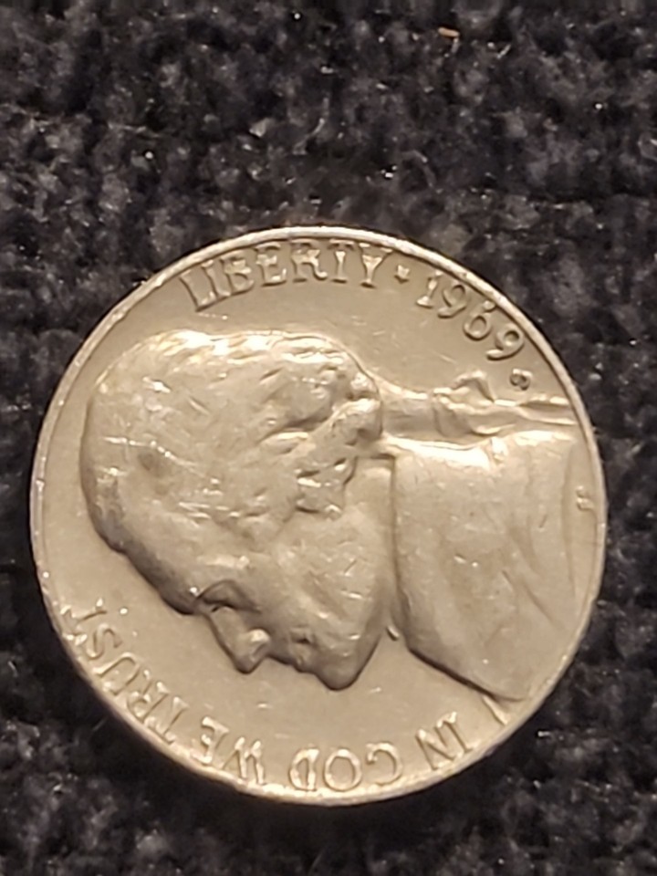 1969 S Mint Mark Nickel With Lettering On Rim And Error In Numbers | eBay