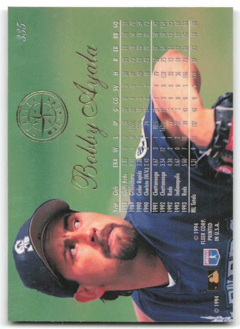 1994 Fleer Flair #335 Bobby Ayala Seattle Mariners 2AC | eBay