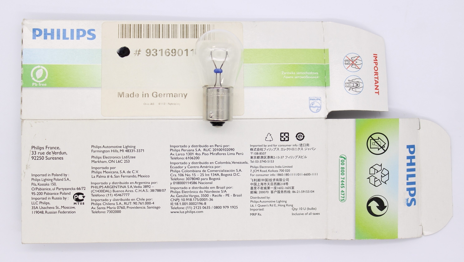 Genuine OEM Tail Light Bulb for Saab 93169011 for sale online | eBay