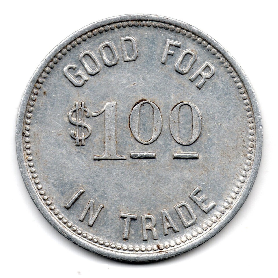 SPUDS TURPENTINE CO.• $1.00 IN TRADE • EMPLOYEES ONLY • SPUDS, FLORIDA ...