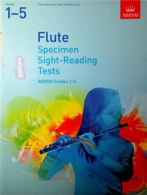Specimen Sight-Reading Tests For Flute, Grades 1-5 (ABRSM Sight-Reading ...