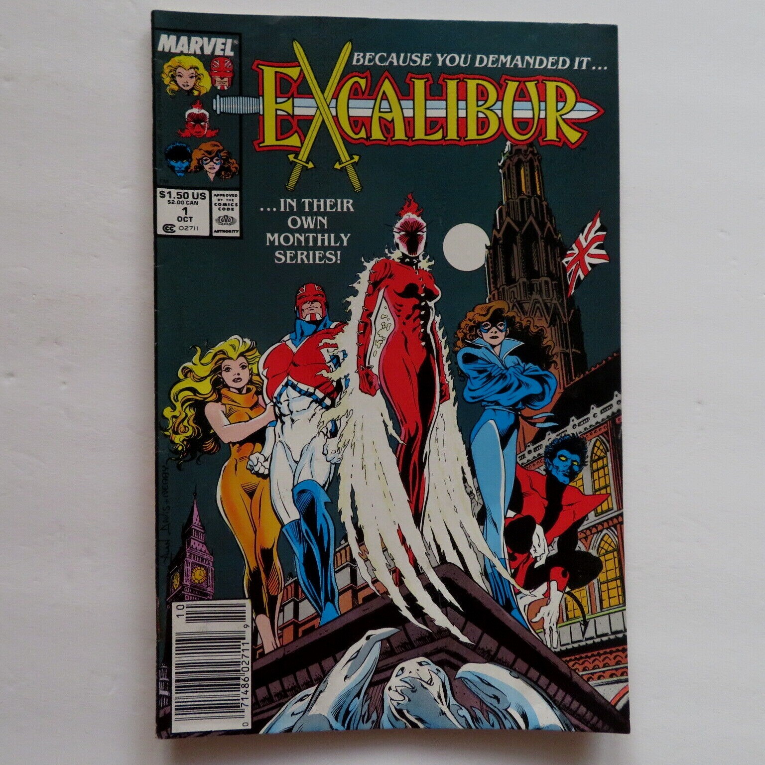 Excalibur 1 (1988) 1st appearance of Widget Kitty Pryde Nightcrawler ...