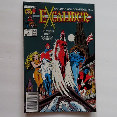 Excalibur 1 (1988) 1st appearance of Widget Kitty Pryde Nightcrawler ...