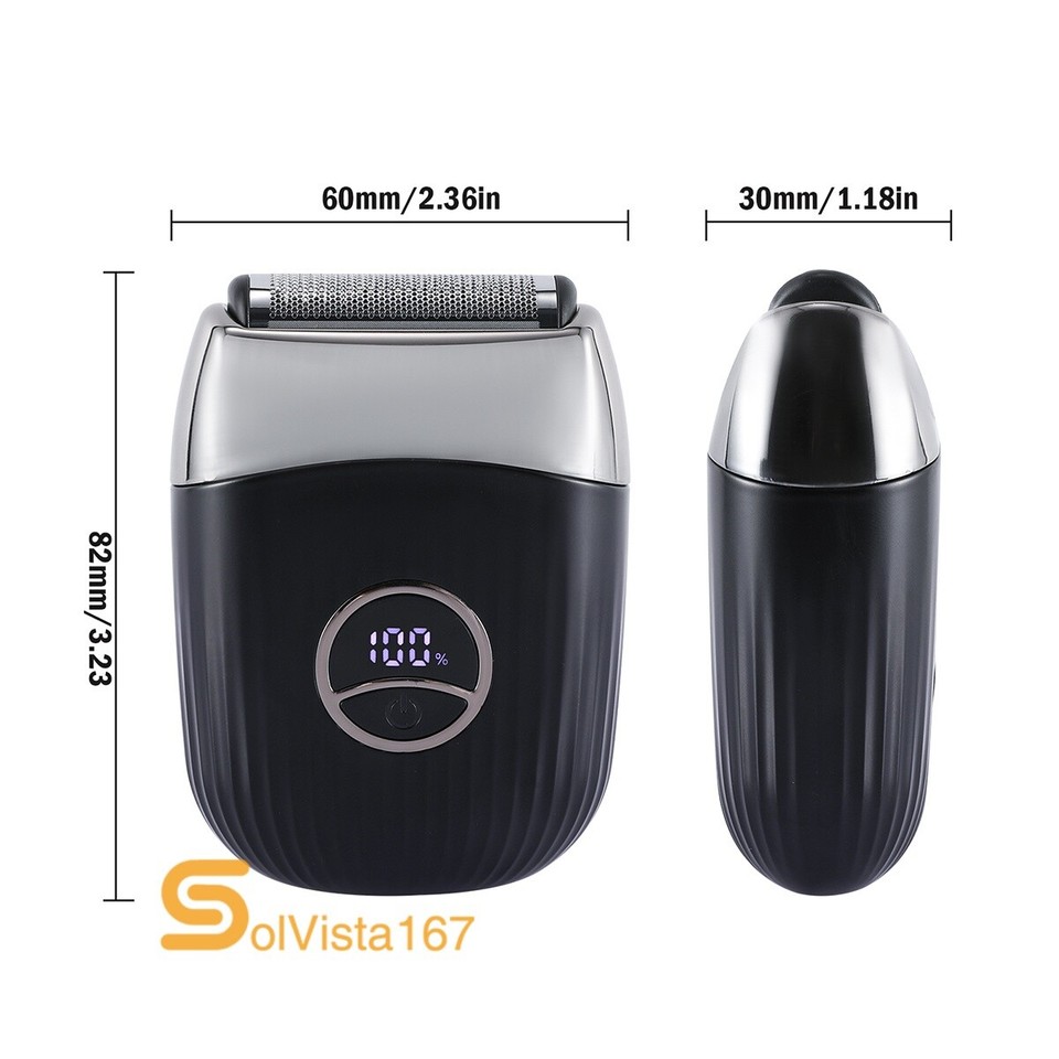 Mini Electric Razor Portable Wet & Dry Razor Shaving Travel Razor ...