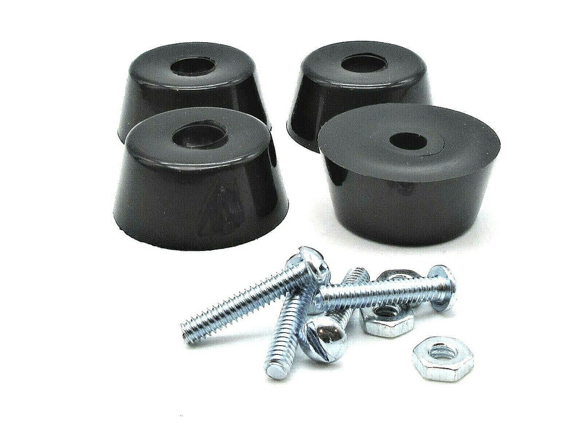 Black Rubber Feet Set Set Of 4 Premium Rubber Feet For Power Generators ...