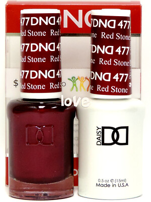 DND Daisy Gel Nail Polish 0.5fl.oz LED/UV Gel Duo DND477- Red Stone | eBay