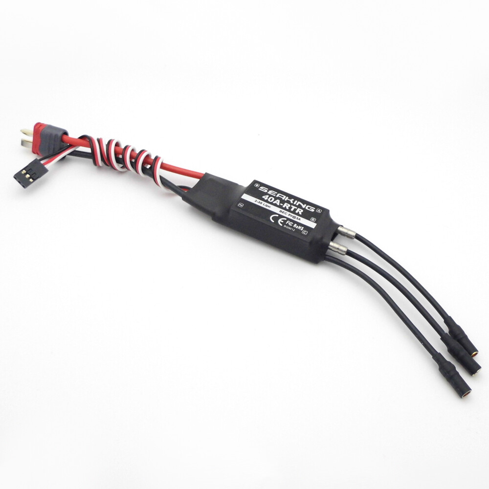 Hobbywing 40A ESC Water Cooling Brushless Motor ESC for RC Boat Marine ...