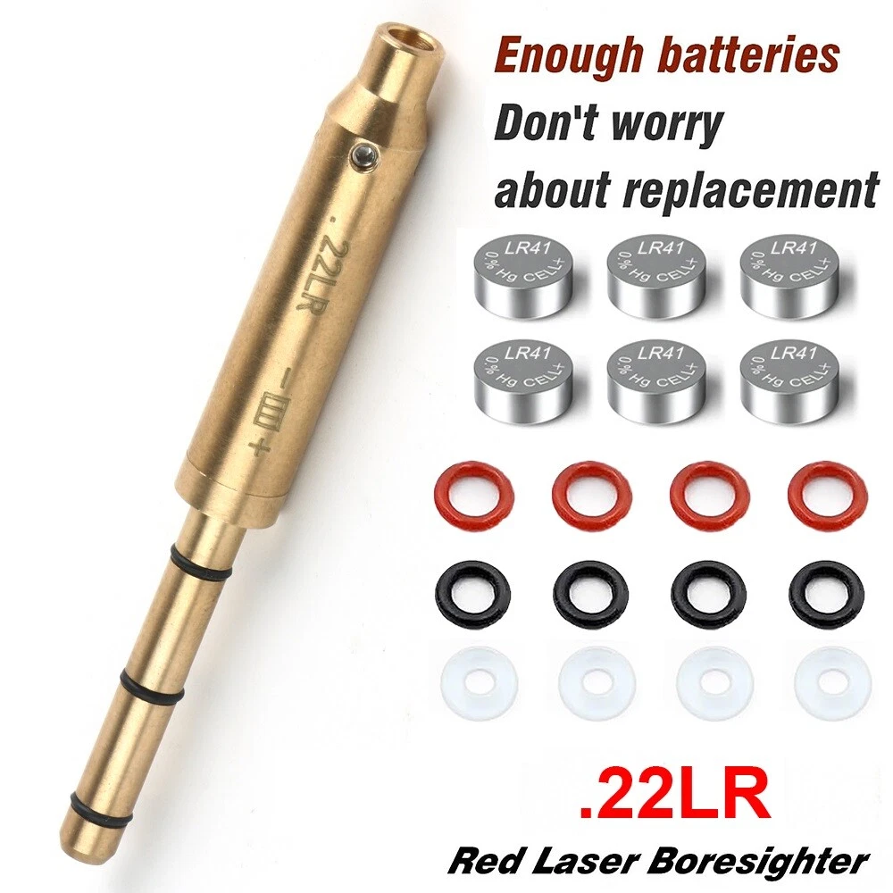 .22LR Laser Boresighter End Barrel Red Laser Bore Sight Sighter FOR ...