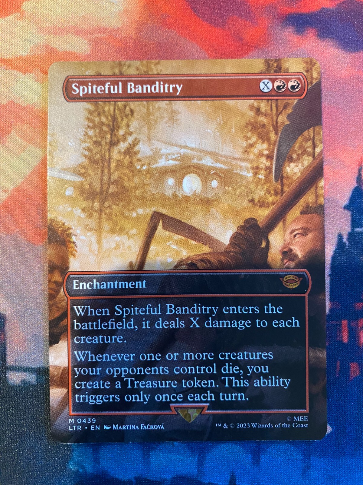 MTG Lord of the Rings Spiteful Banditry Borderless | eBay