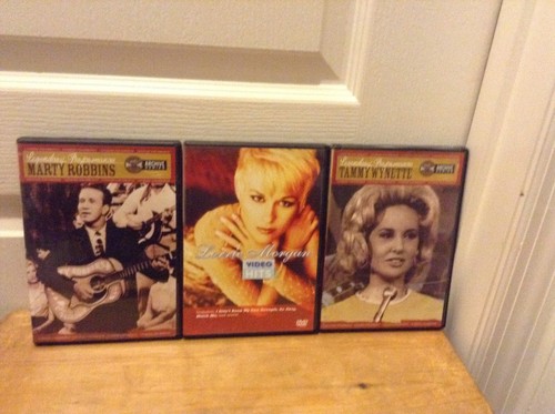 3 Country Music DVDs: LORRIE MORGAN, TAMMY WYNETTE, MARTY ROBBINS Like ...