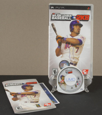 Major League Baseball 2K8 Sony PSP PlayStation Portable UMD Video Game COMPLETE | eBay