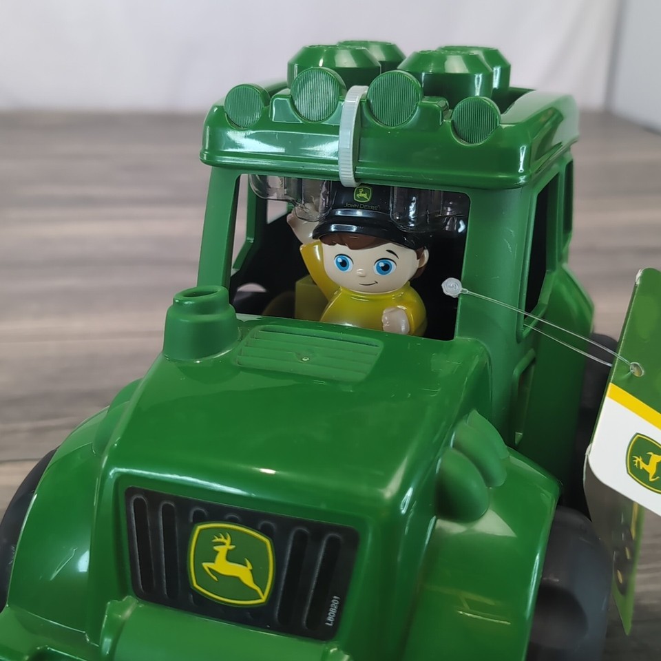 Mega Bloks John Deere Lil' Tractor Tractor 1-5 year olds 6 Piece Set ...