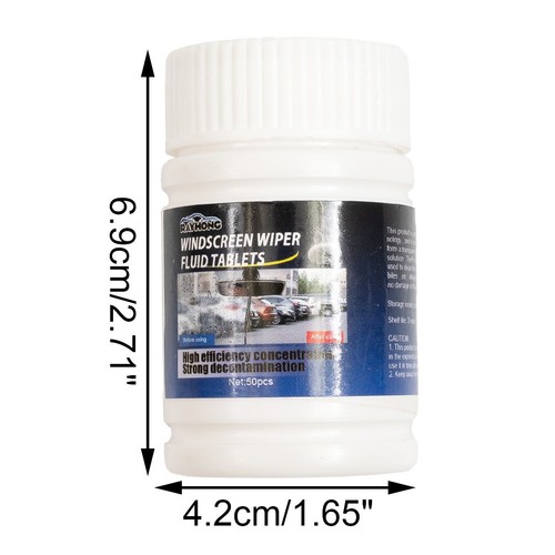 50pcs Windscreen Cleaner Effervescent Tablets Car Washing Cleaning ...