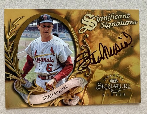 1997 Donruss Signature Series Autograph Stan Musial No 77 of 2000 | eBay