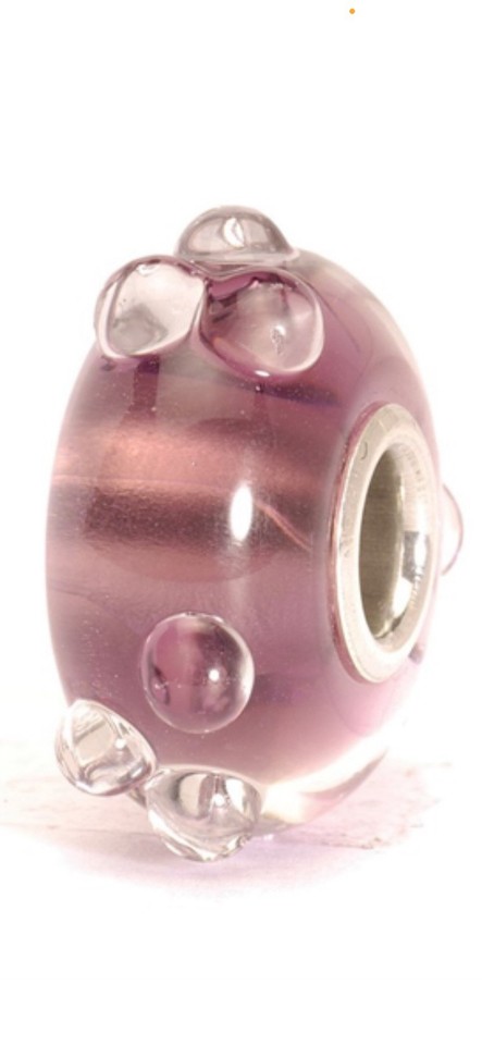 Authentic Trollbeads Purple Flower Bud Bead New & Retired | eBay
