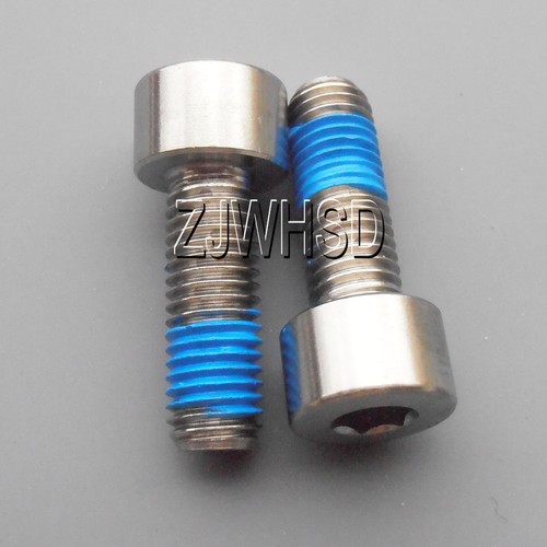 2pcs M7 x 20 mm Ti tanium Screw Bolt Allen Hex Socket Cap Head + Thread ...