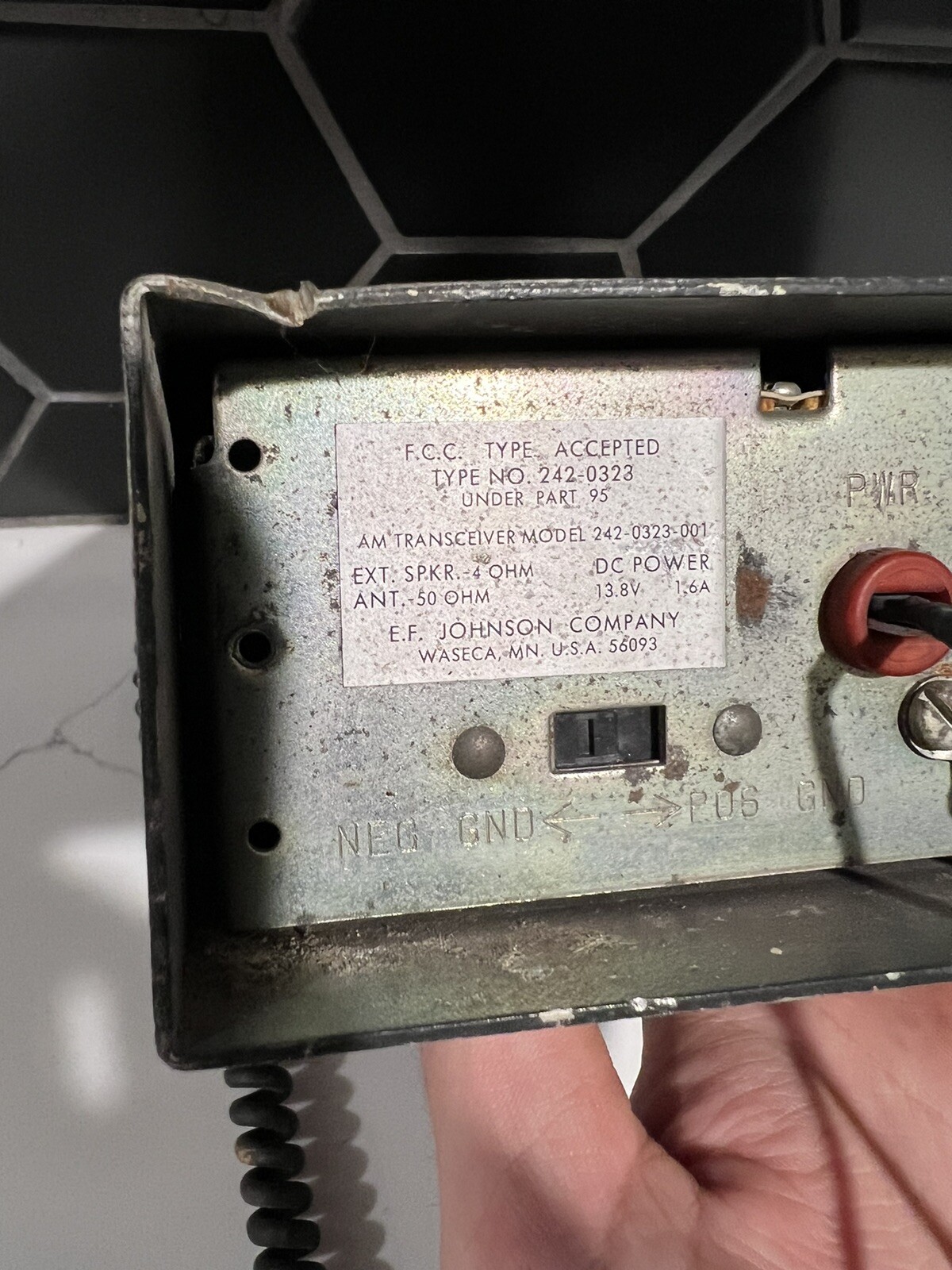 Vintage 23 Channel Johnson CB Radio Transceiver Messenger 323A Powers ...