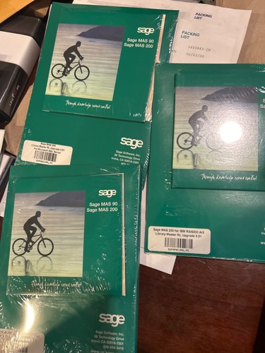 SAGE MAS 200 LIBRARY MASTER RL UPGRADE 3.51 FOR SCO UNIX, IBM RS/6000 ...