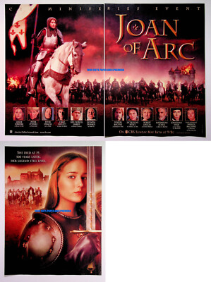 Joan of Arc CBS TV Channel 1999 Leelee Sobieski Print Magazine Ad ...