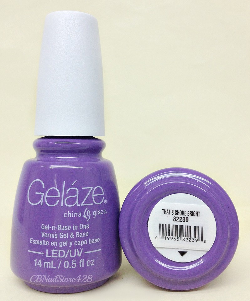Gelaze by China Glaze -Nail Gel Polish- Gel-n-Base In One - Series 2 ...