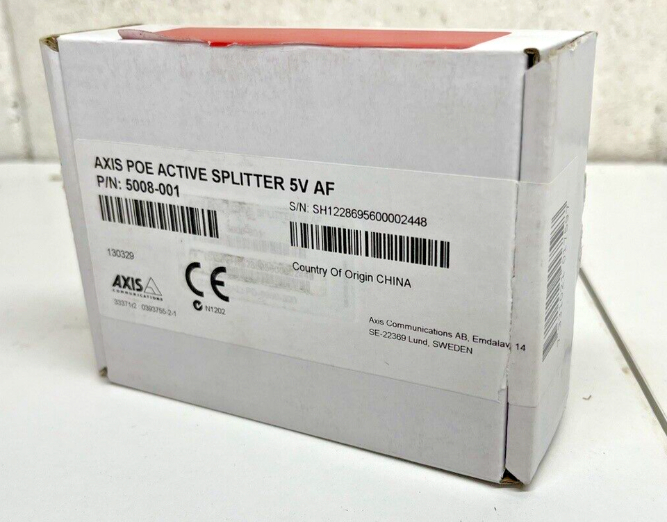 Axis Poe Active Splitter 5V. AF P/N:5008-001 | eBay