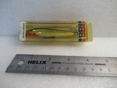 Vintage Rebel Floating Minnow Lure ~ F 1002 Gold Minnow NOS UNOPENED | eBay