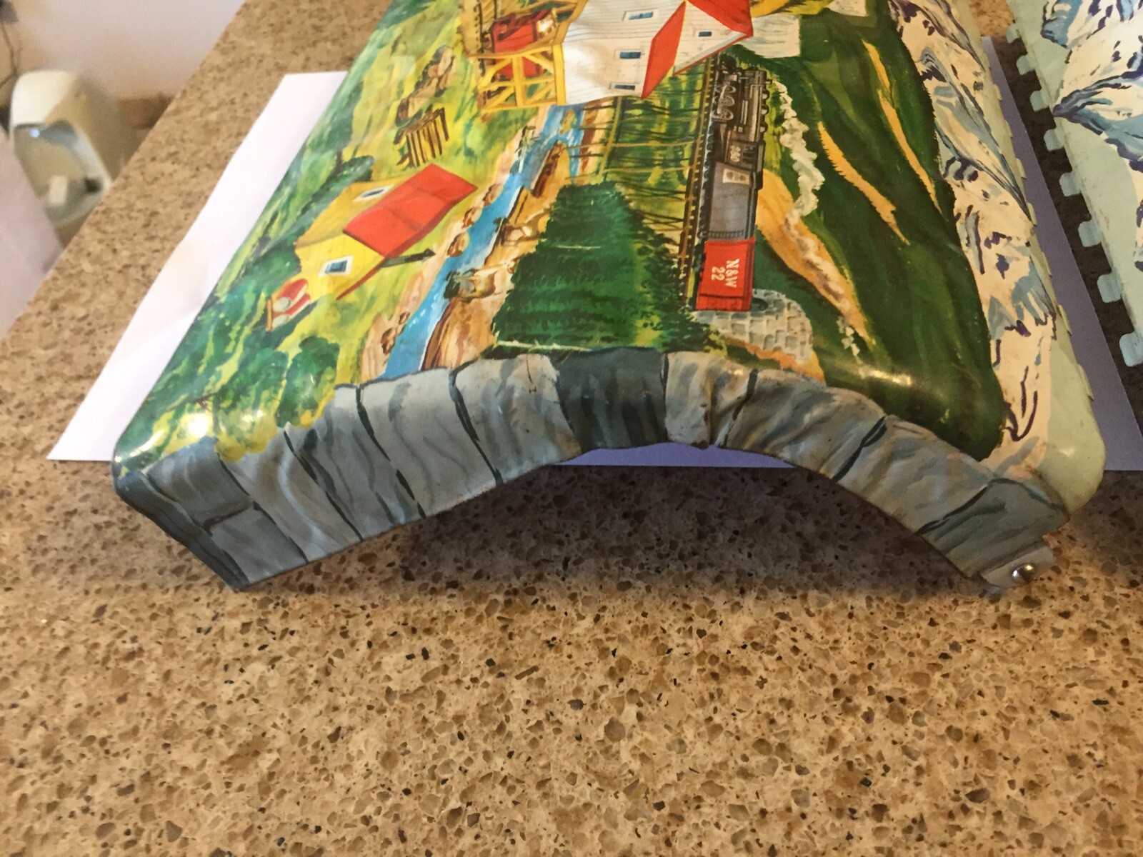 Vintage MARX Tin Lithograph Metal O-Scale Model Railroad Train Tunnel ...