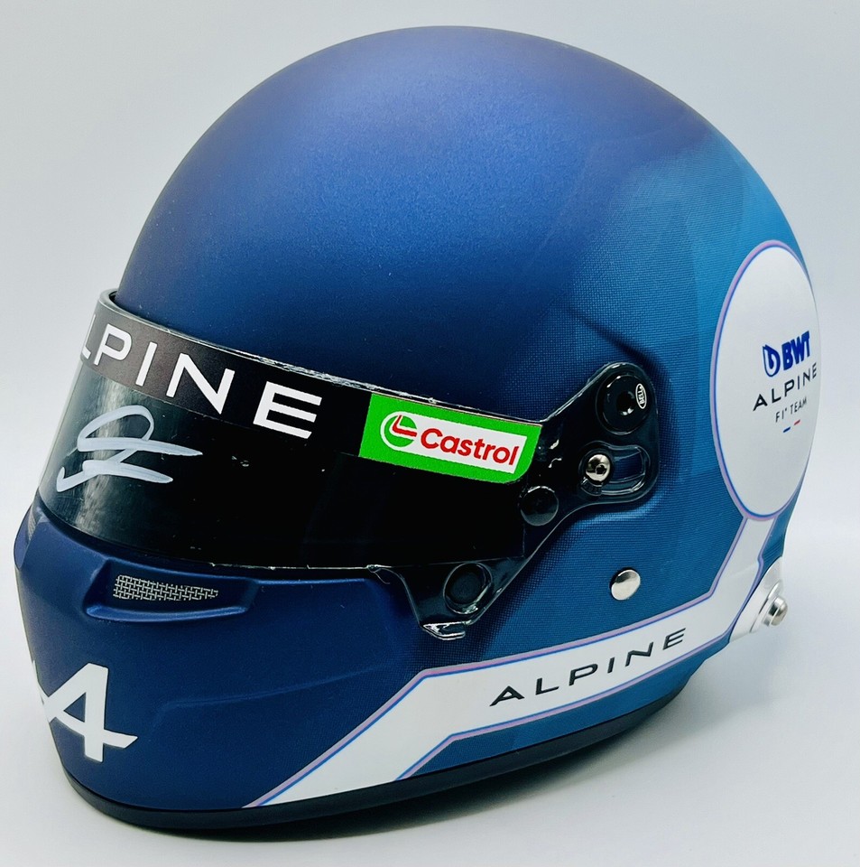 F1, FRANCO COLAPINTO SIGNED ALPINE PROMOTION BELL HELMET | eBay