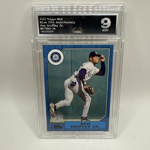 2022 Topps Update '87 Topps Blue #87TBU24 Ken Griffey Jr. Graded 9 MLB ...