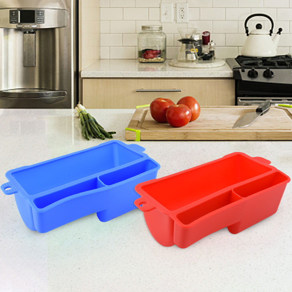 2pcs BBQ Tool Reusable Convenient Silicone Grease Collector Utensil ...