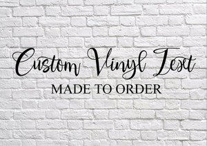 Custom Self adhesive Vinyl Lettering Letters pre spaced Signwriting ...