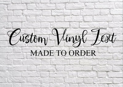 Custom Self adhesive Vinyl Lettering Letters pre spaced Signwriting ...
