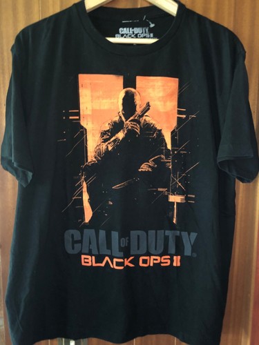Y2K Call of Duty Black Ops 2 Video Game Promo 2012 T-Shirt Mens Extra ...