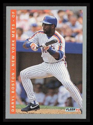 Daryl Boston 1993 Fleer #85 New York Mets | eBay