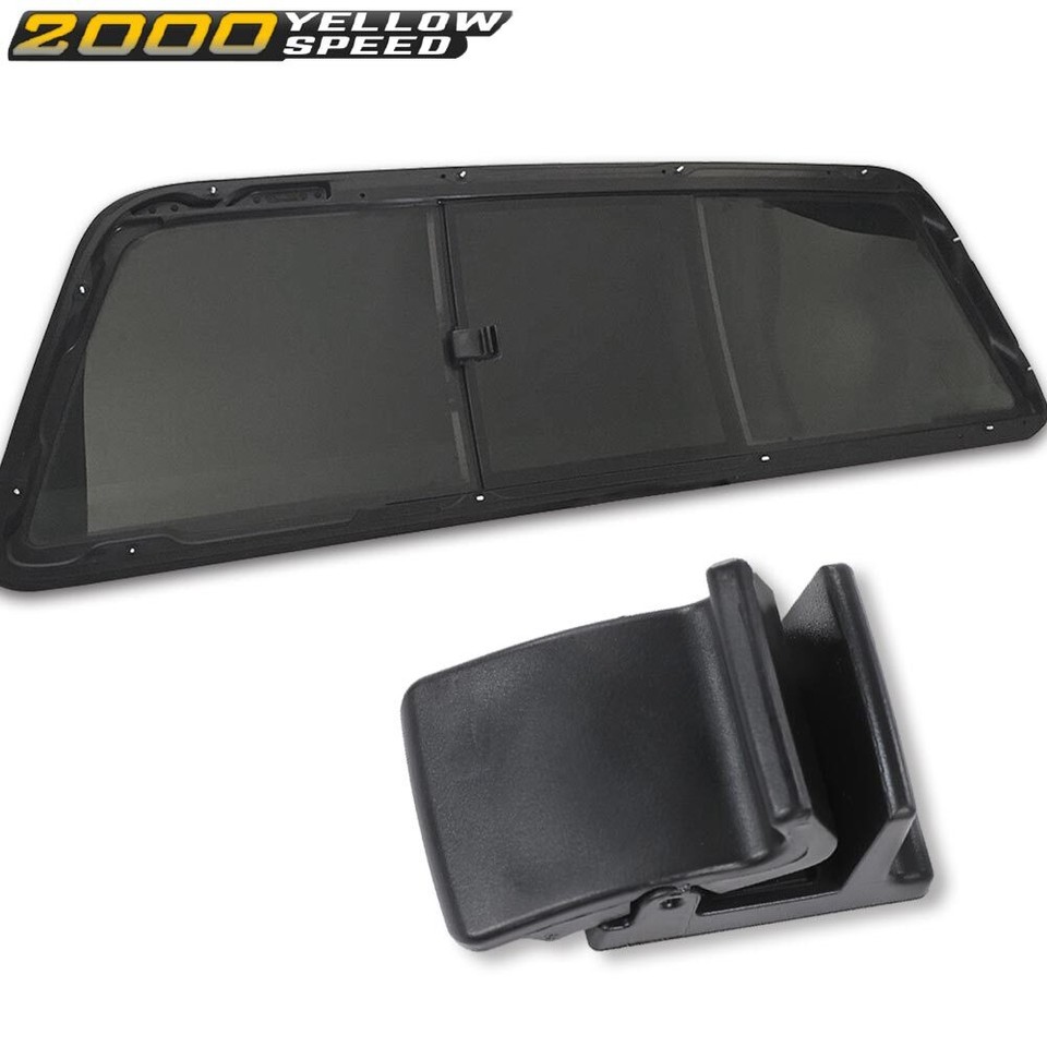 Fit For 97-04 Ford F150 97-99 F-250 Rear Sliding Back Window Glass ...